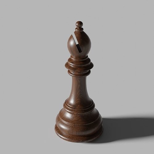 3D model Bishop of Chess VR / AR / low-poly | CGTrader