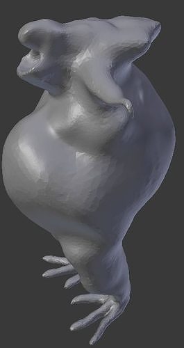 Fat Alien Character 3D model | CGTrader