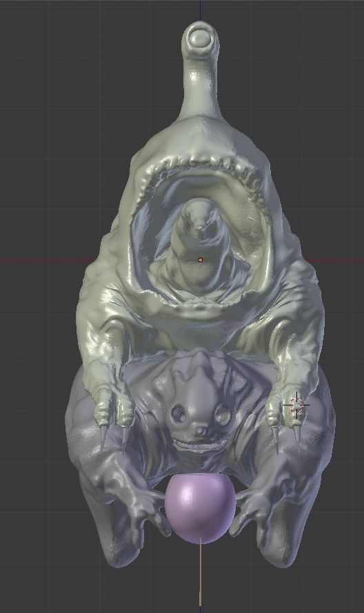 Character Monster rider EyeBall with BLENDER FILE 3D model | CGTrader