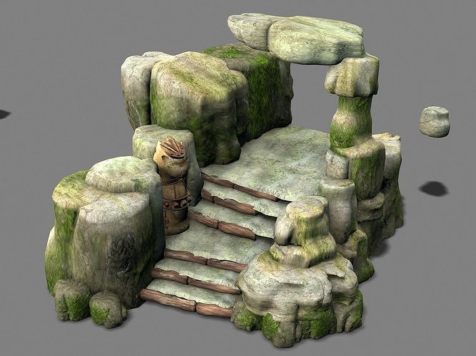 Cartoon World - Wild Fake Terrain 13 3D model | CGTrader