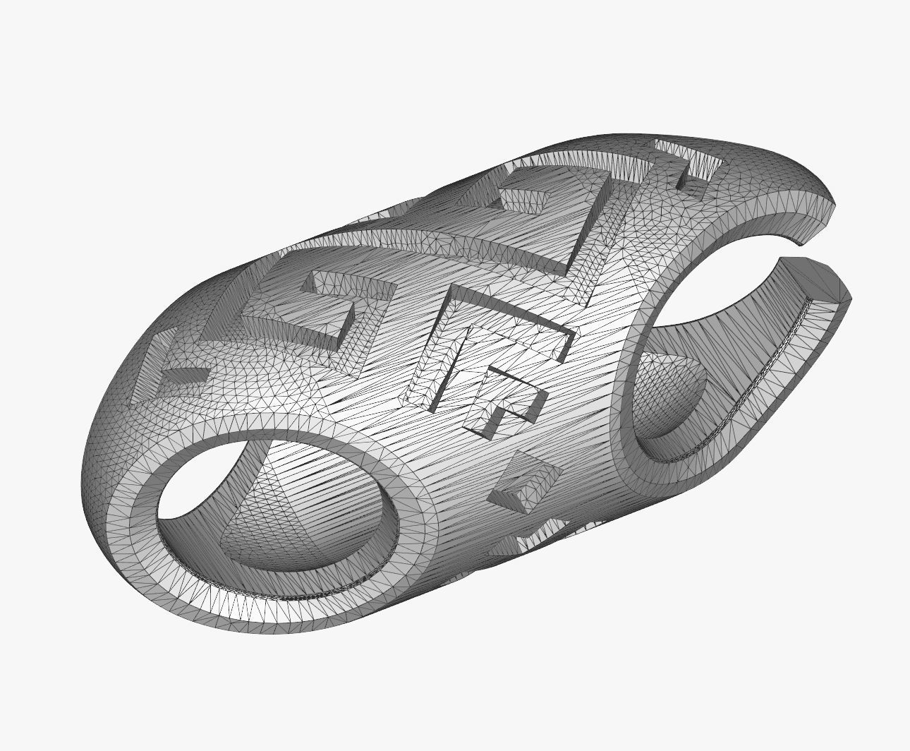 Chain link 161 3D model 3D printable | CGTrader
