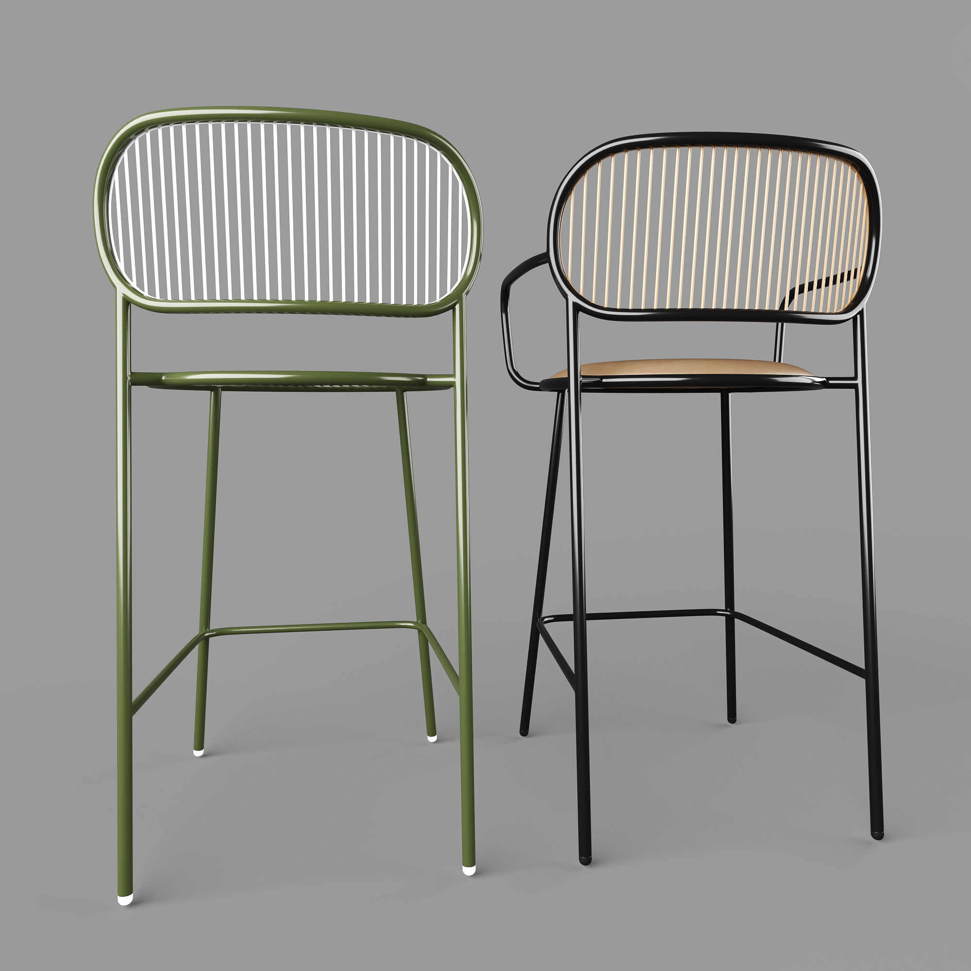 Piper bar chair free 3D model | CGTrader