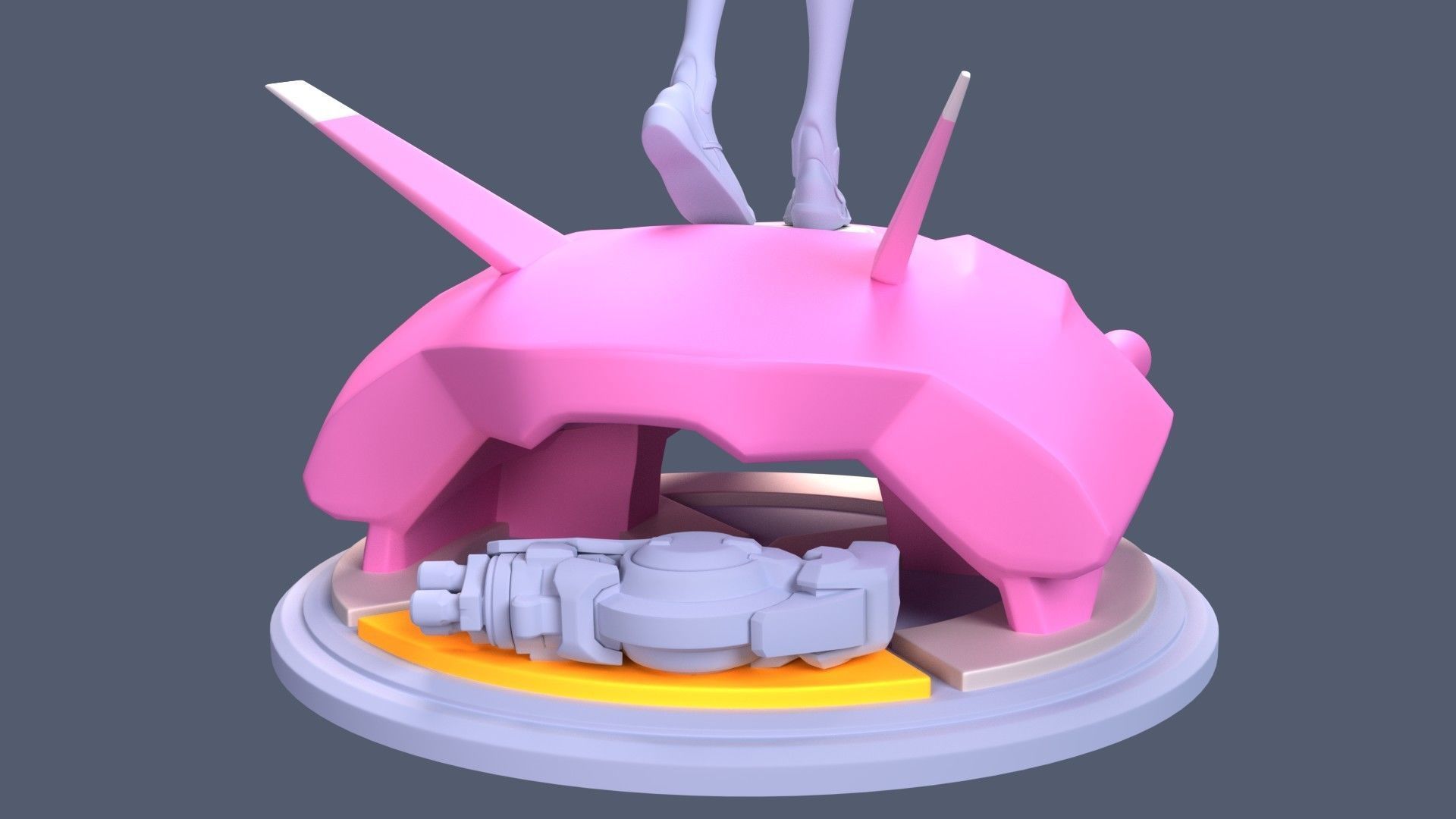 Overwatch - DVa 3D model 3D printable | CGTrader