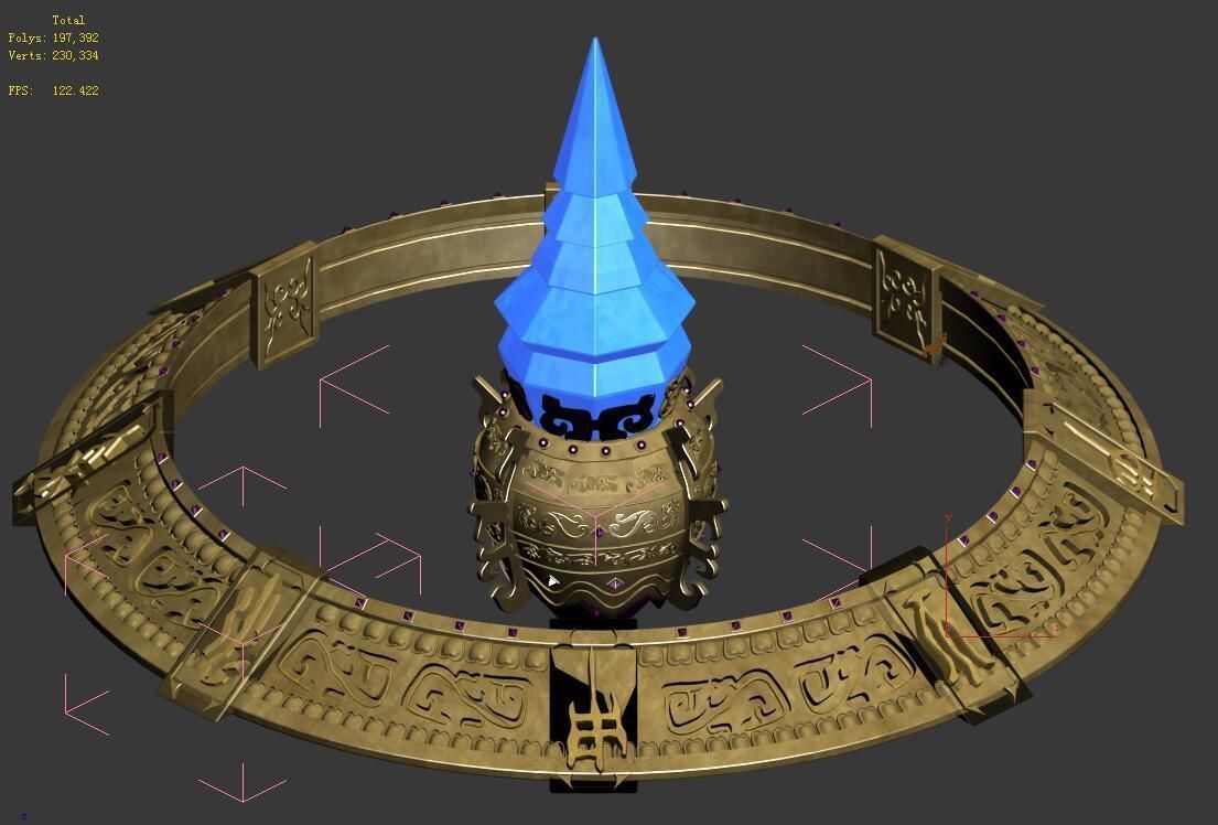 Twilight Circle - Magic Halo 3D model | CGTrader