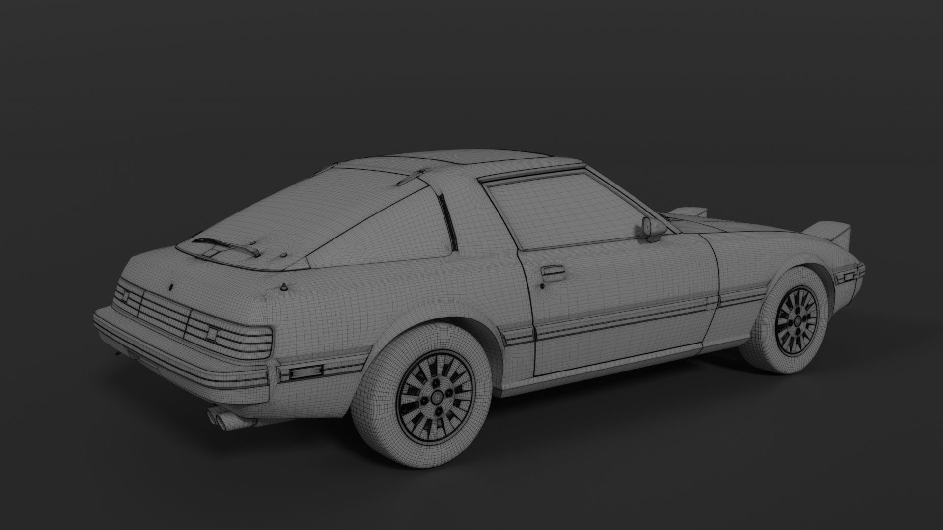 Mazda RX-7 FB 3D model 3D printable | CGTrader
