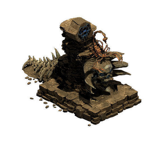 Desert-boss altar 3D model | CGTrader