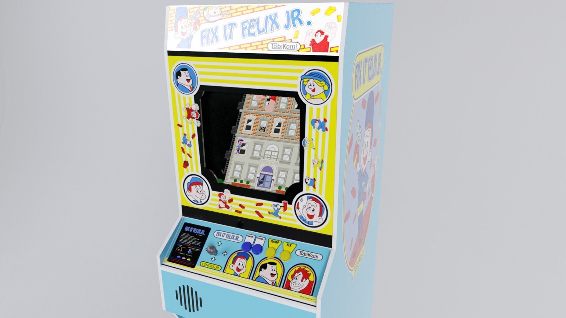 3D model wreck it ralph arcade cabinet VR / AR / low-poly | CGTrader