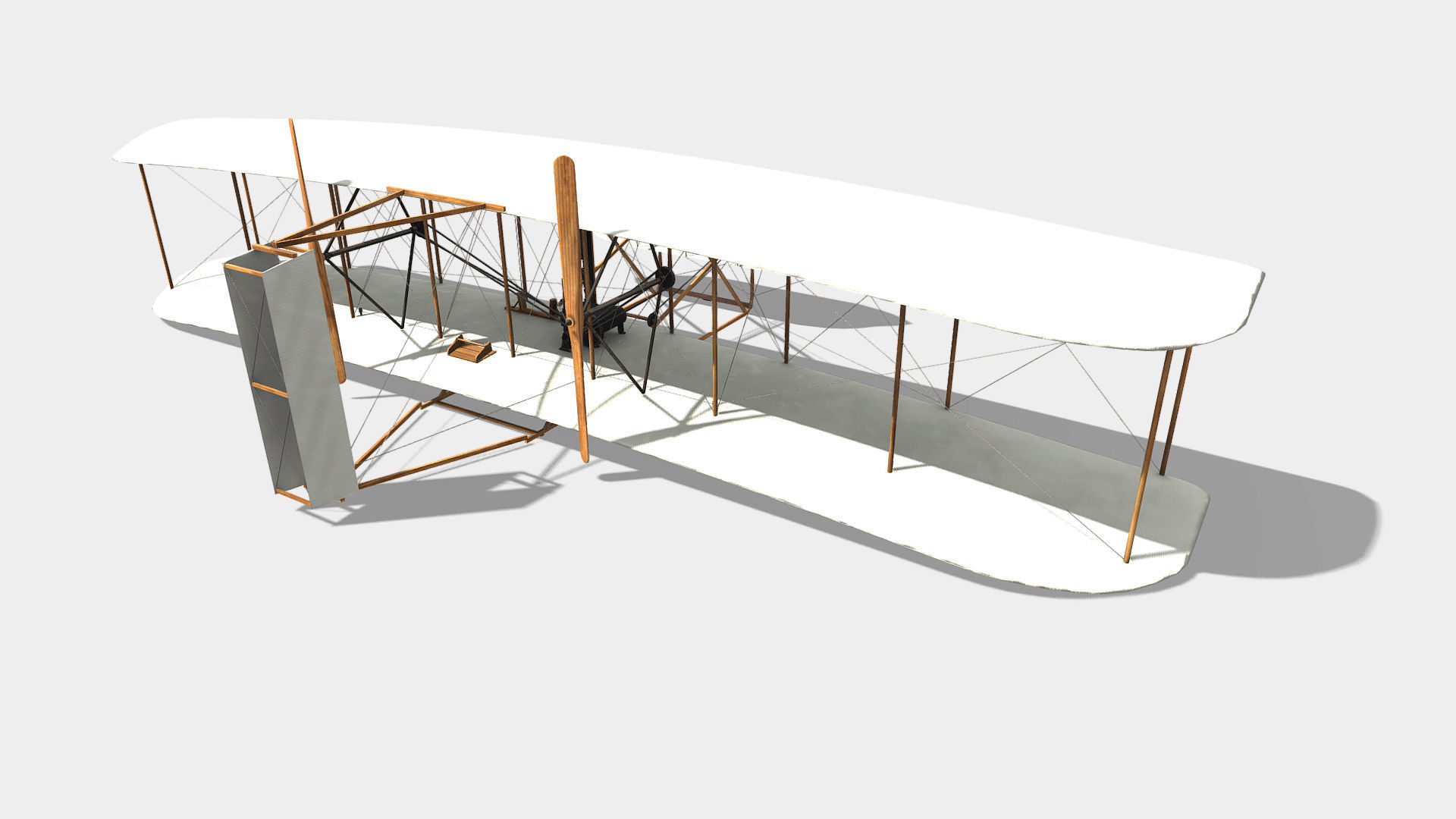 3D model the Wright Flyer VR / AR / low-poly | CGTrader