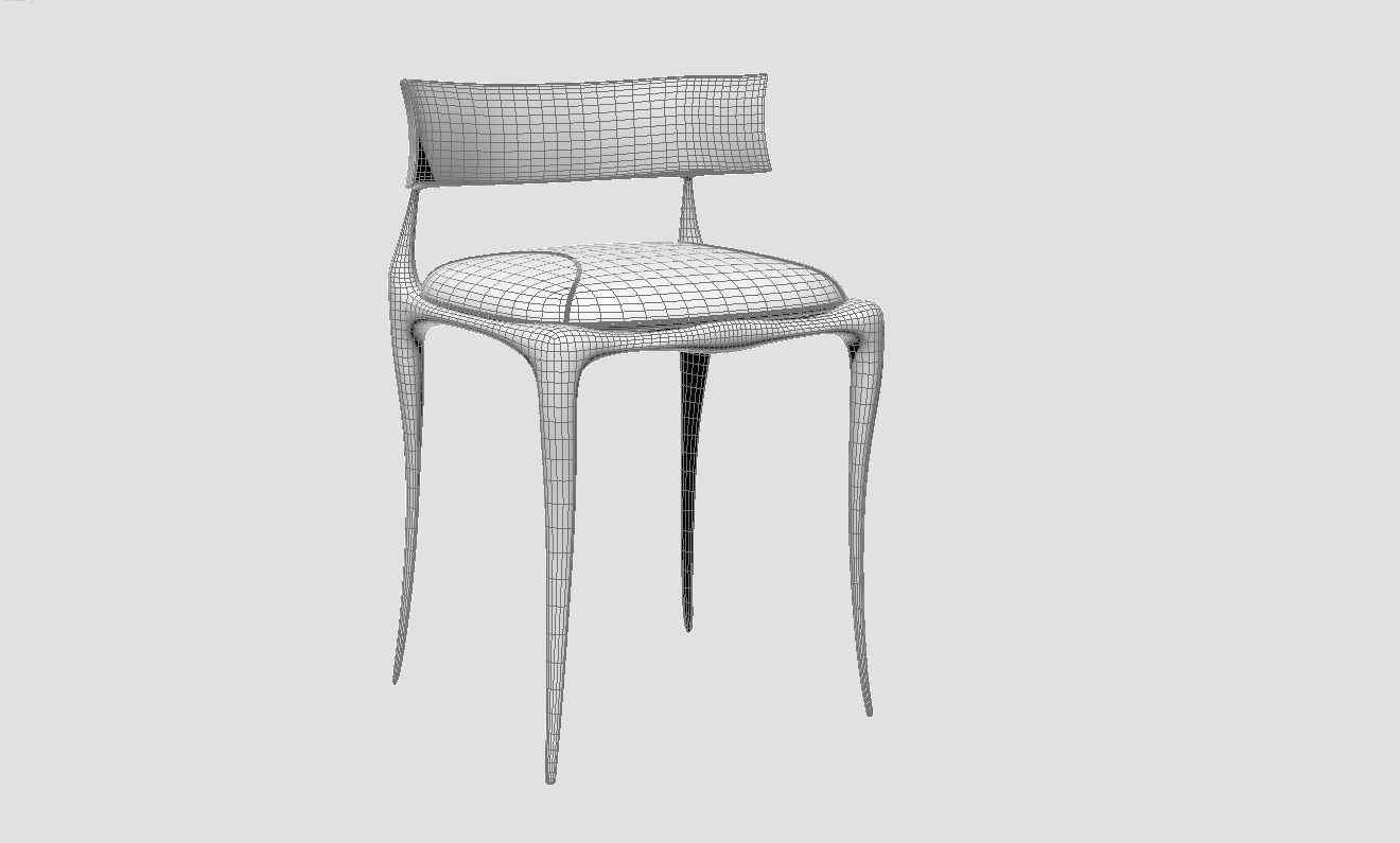 Aria Chair in Bronze by Paul Mathieu 3D model | CGTrader
