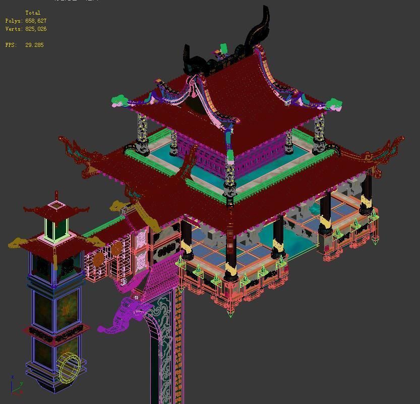 Temple - Theme Building 3D model | CGTrader