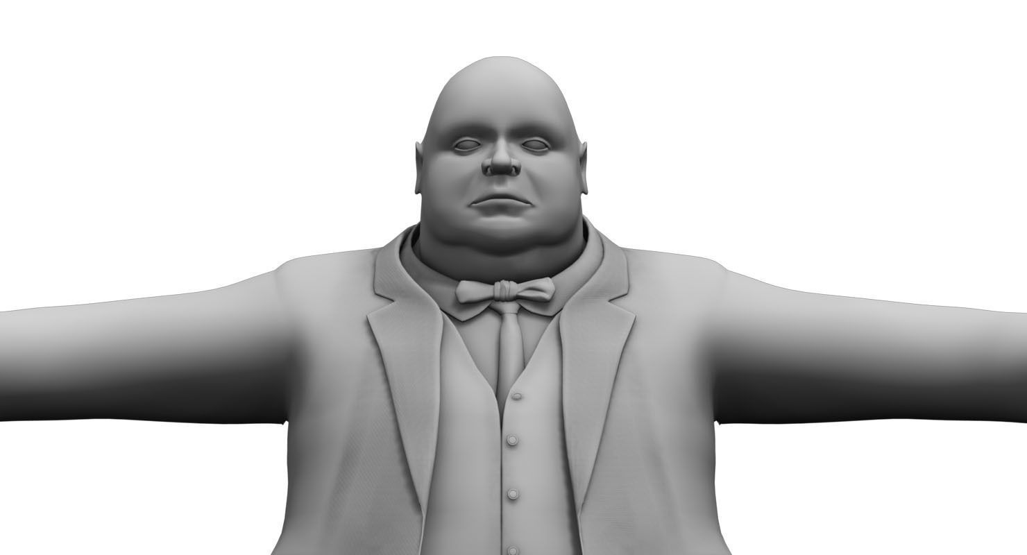 dwarf boss man 3d model 3D model | CGTrader