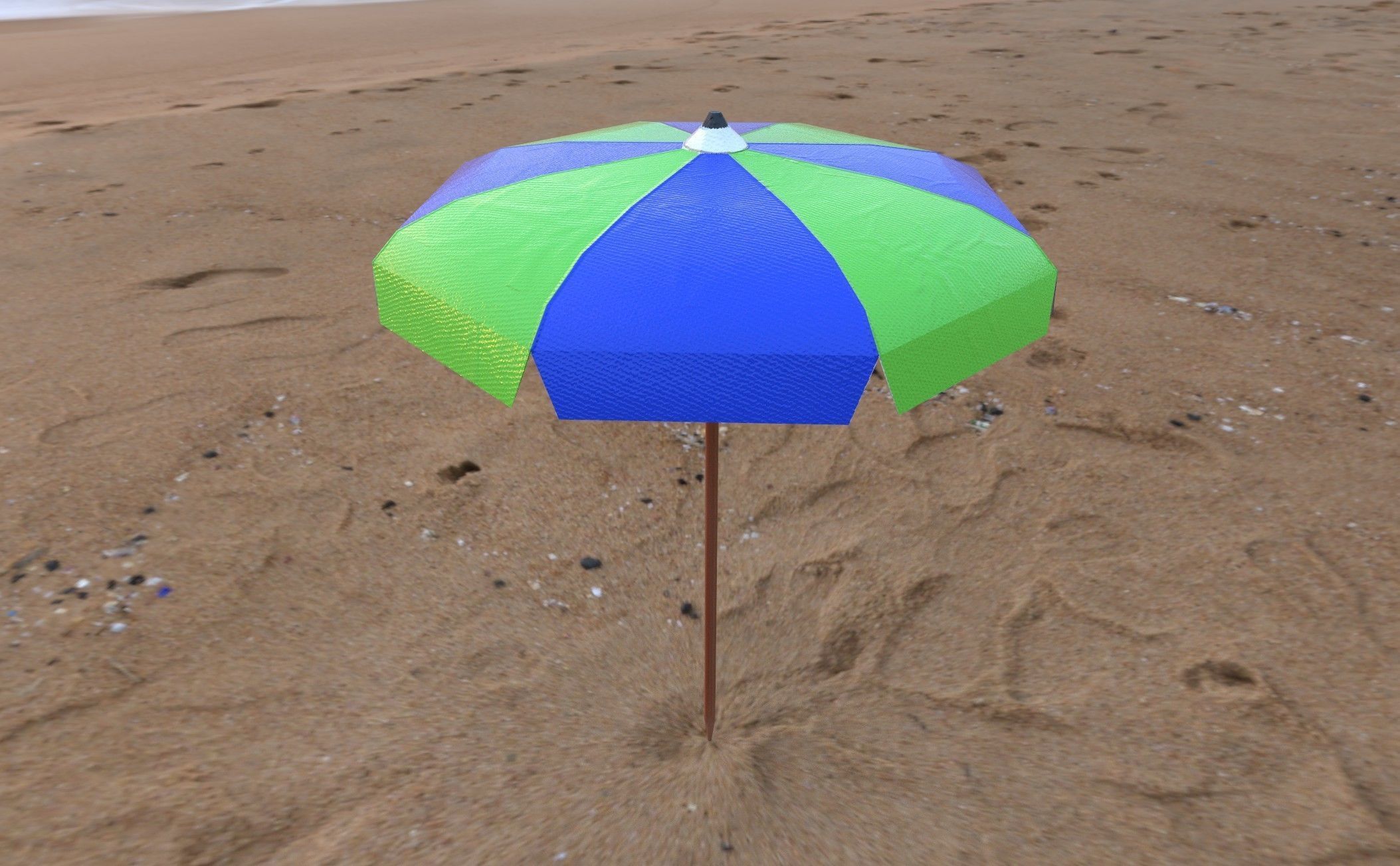 3D model Beach Umbrella Pack VR / AR / low-poly | CGTrader