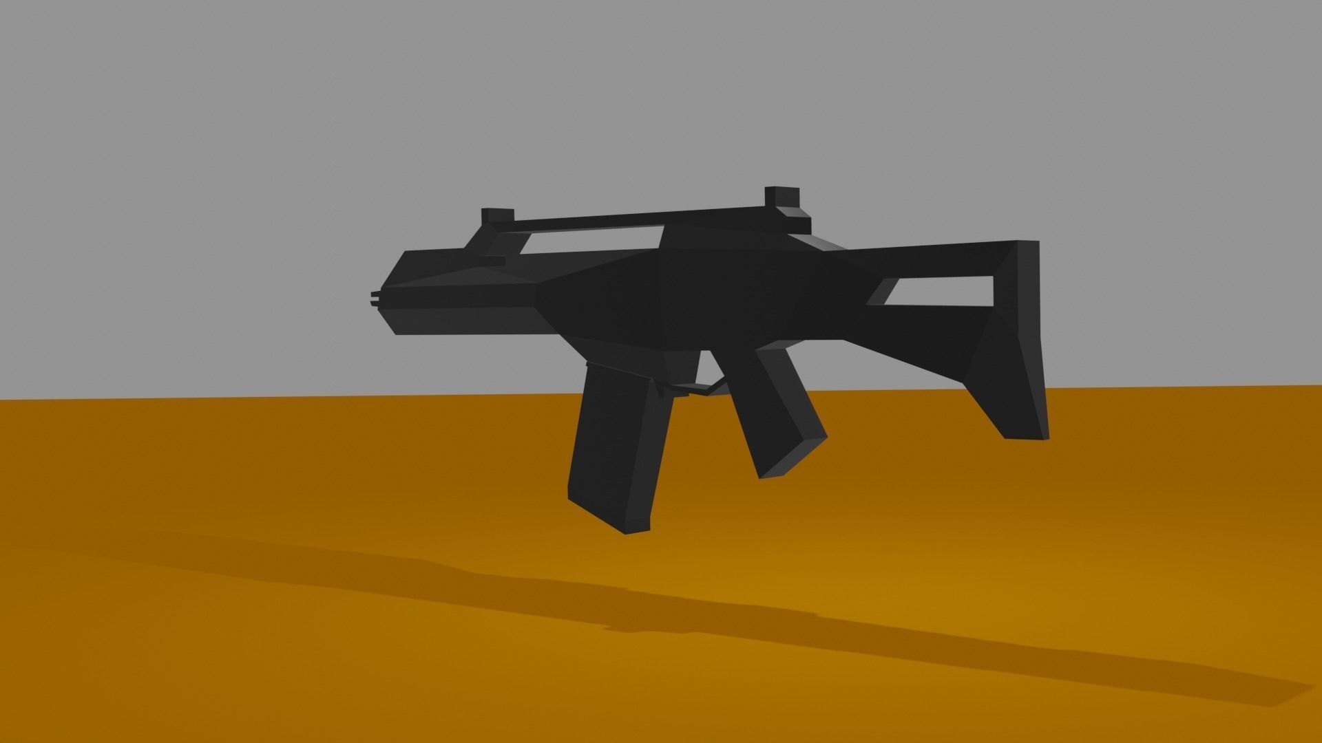 3D model Heckler and Koch G36C Riffle tactical wargaming VR / AR / low ...
