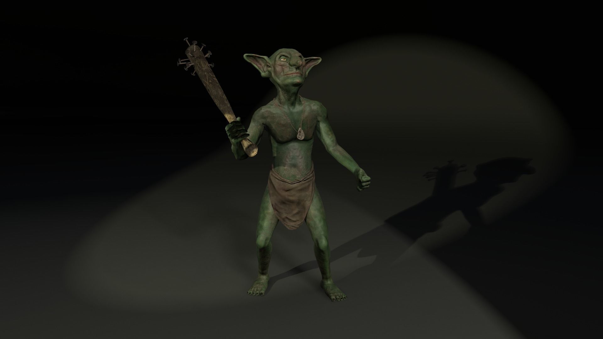 3D model Goblin novice VR / AR / low-poly | CGTrader