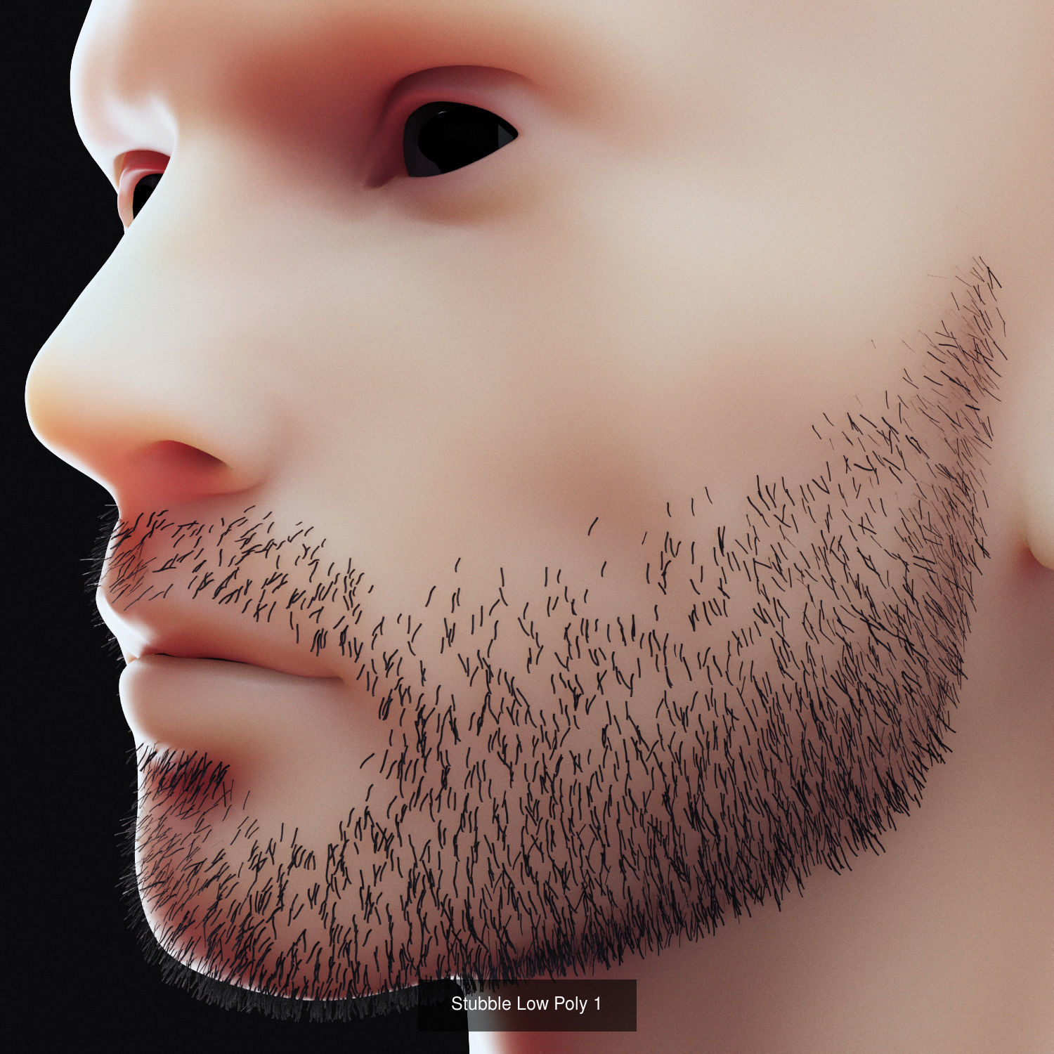 Stubble Pack Low Poly 3D Model Collection | CGTrader