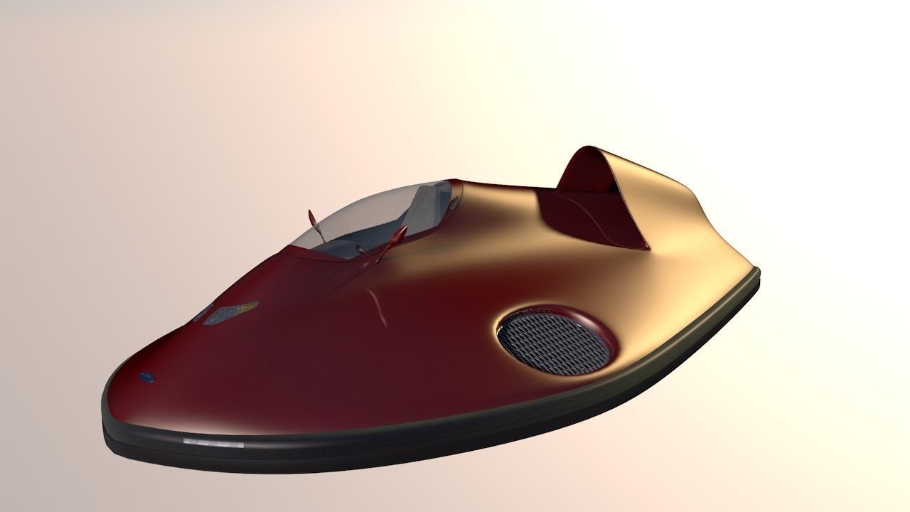 Car hovercraft 3D model | CGTrader