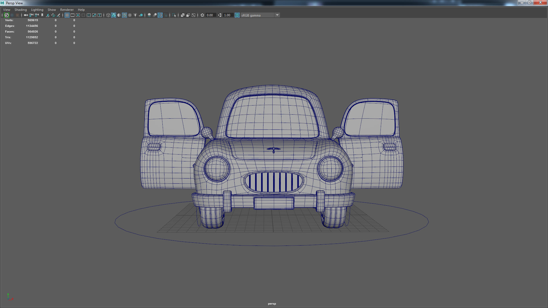 Cartoon Car Rig 3D model rigged | CGTrader