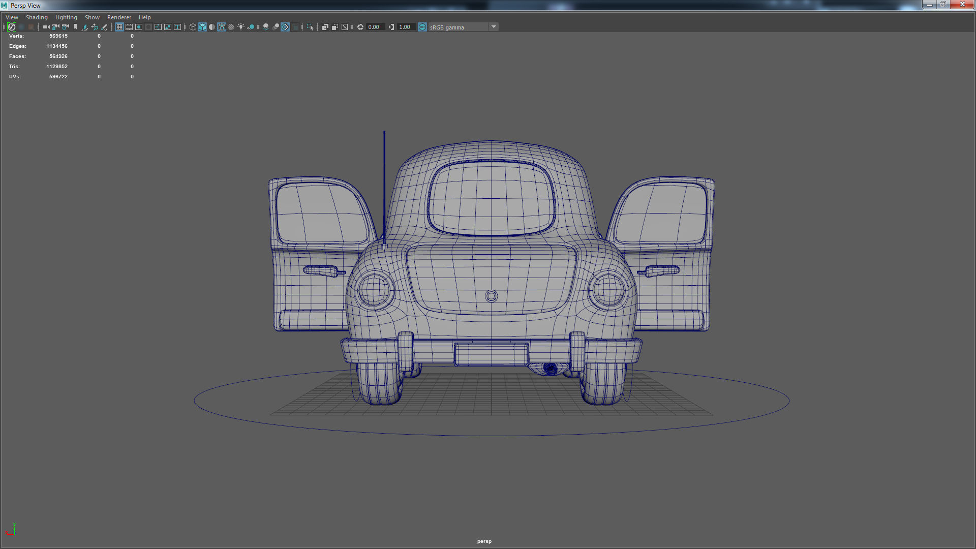 Cartoon Car Rig 3D model rigged | CGTrader