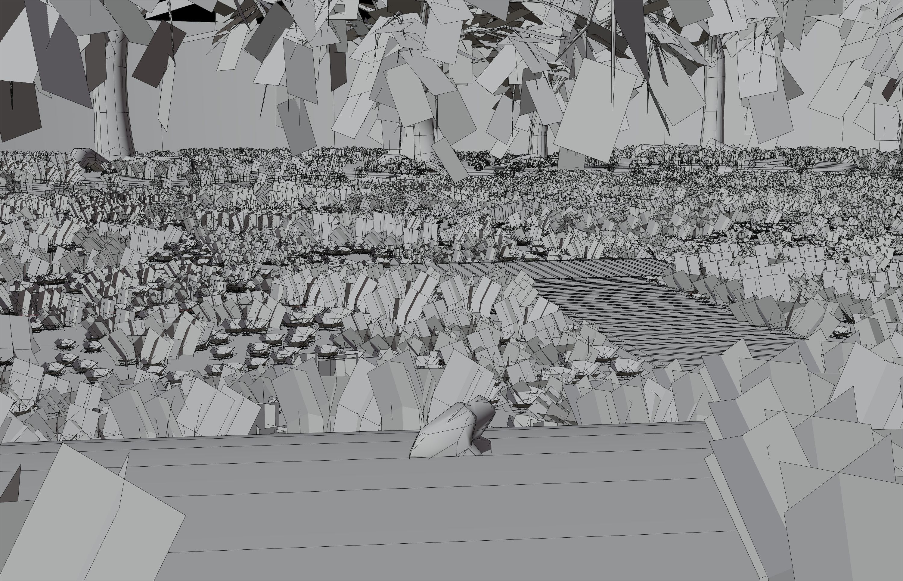 3D model Swamp forest VR / AR / low-poly | CGTrader