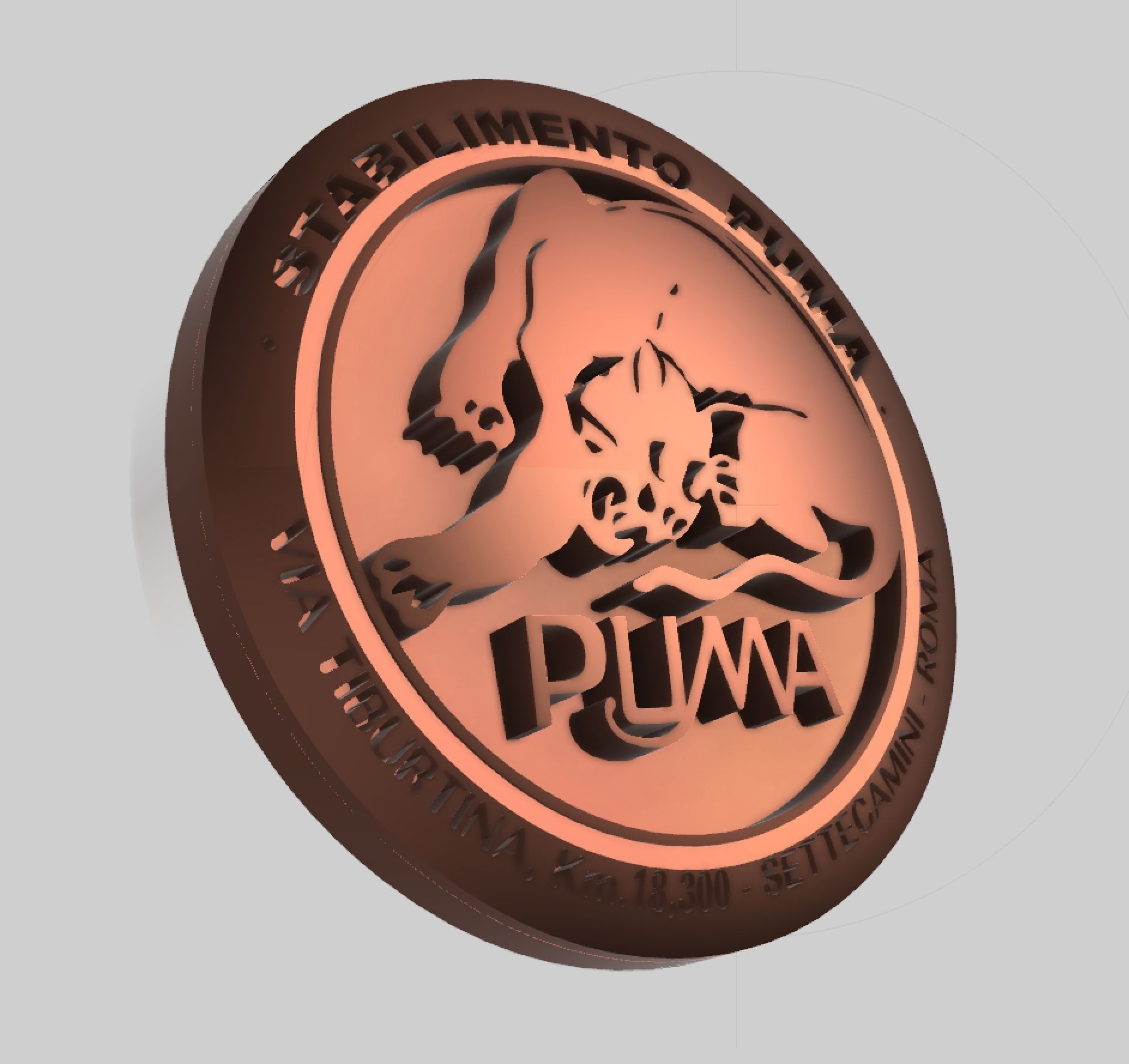 PUMA dune buggy LOGO EMBLEM- redesigned by J4K 3D model 3D printable ...