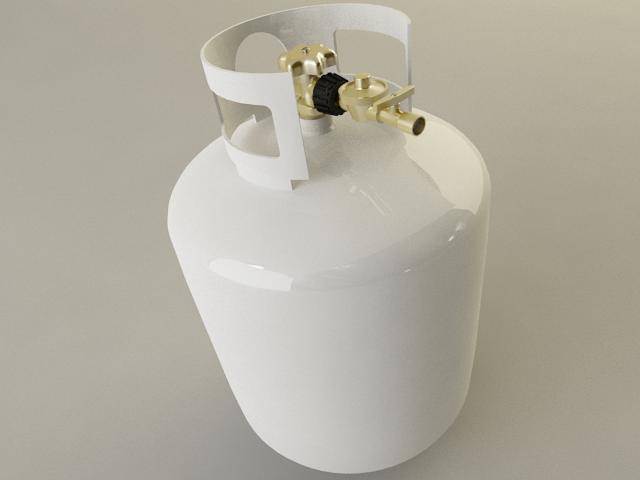 Propane Tank 3D Model .max .obj .3ds .stl .wrl .wrz - CGTrader.com