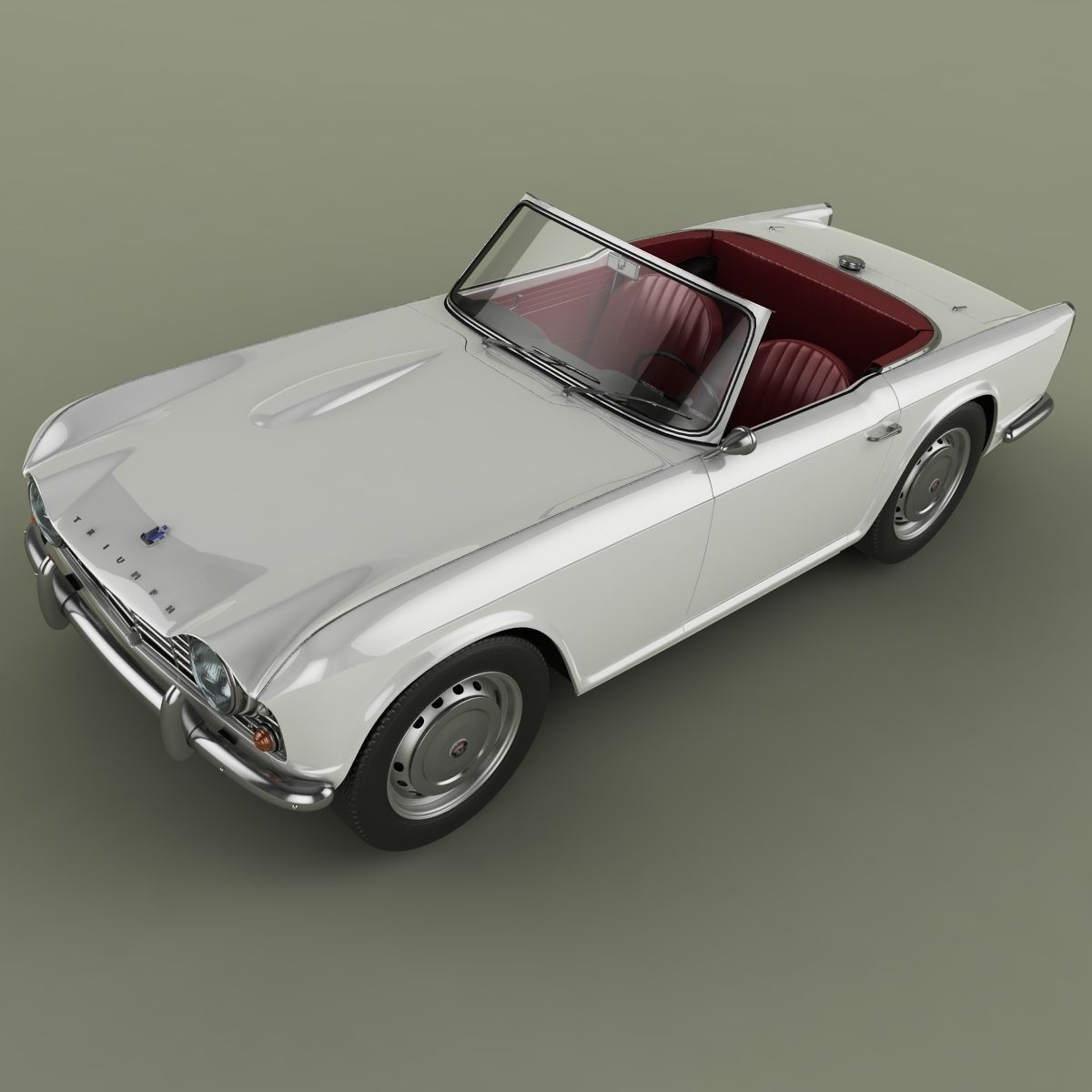 Triumph TR4 3D model | CGTrader