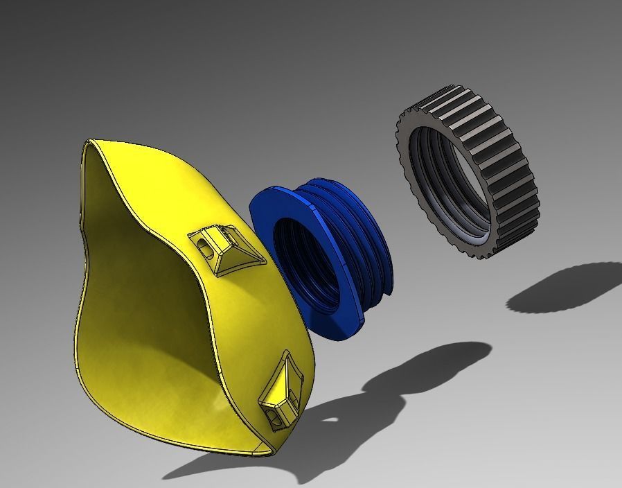 Face mask usable with comercial and improvised filters free 3D model 3D ...