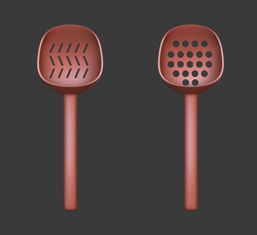 Printable Cat Litter Scoops 3D model 3D printable | CGTrader