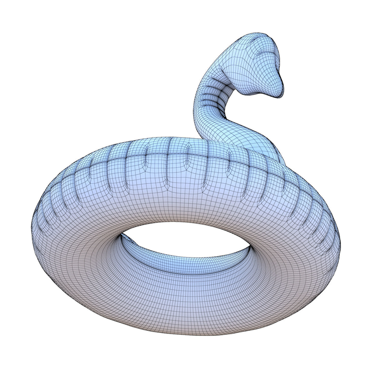 Black Swan Pool Float 3D model | CGTrader