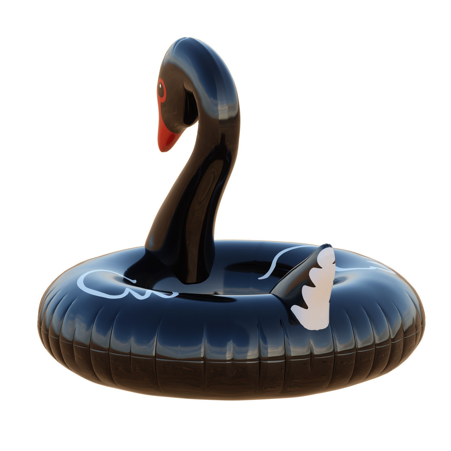 Black Swan Pool Float 3D model | CGTrader
