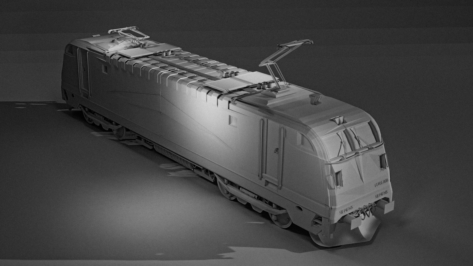 Fictitious model of Eu-44 train 3D model 3D model | CGTrader