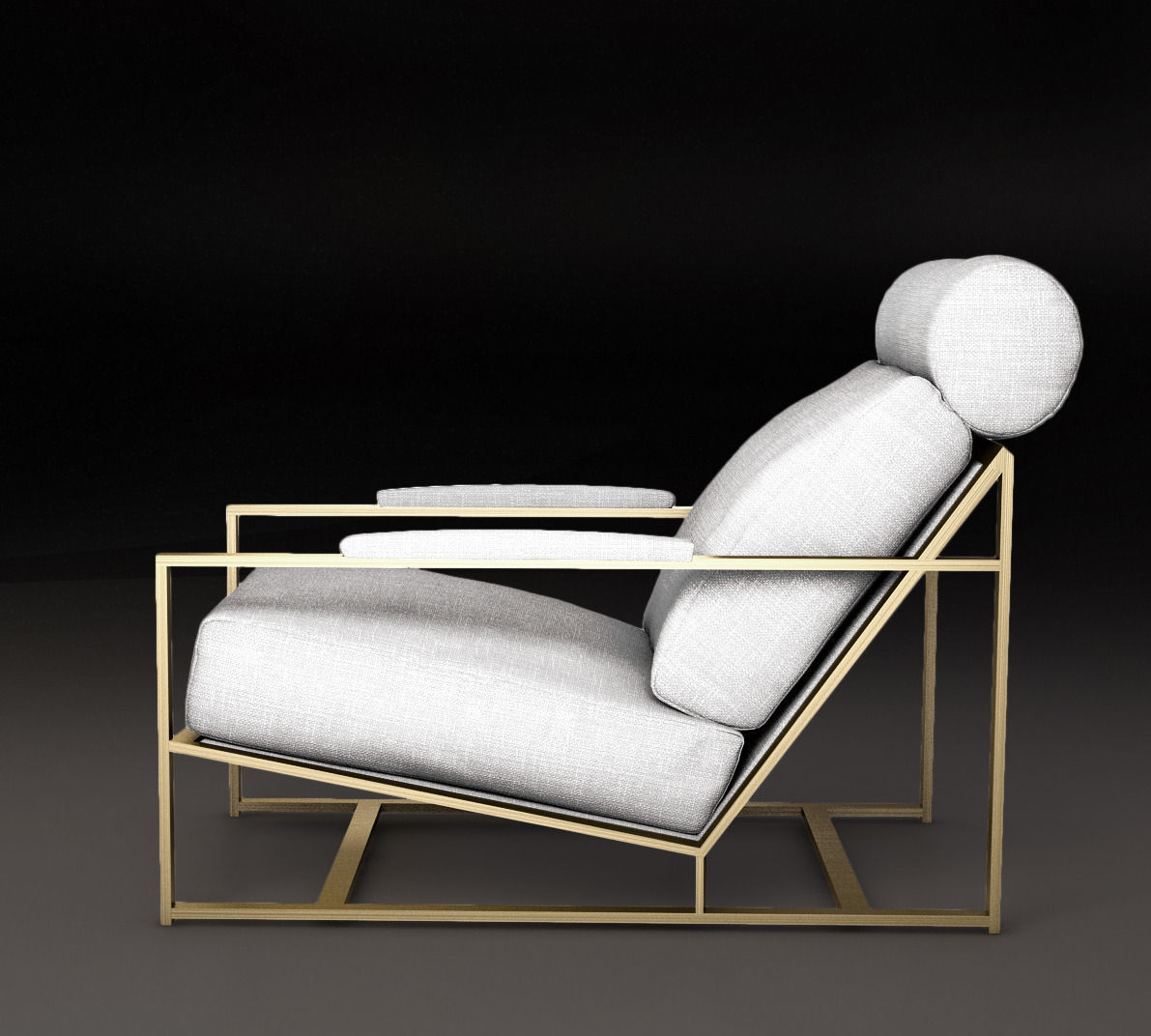 Milo Baughman 1965 armchair Milo chair 3D model | CGTrader