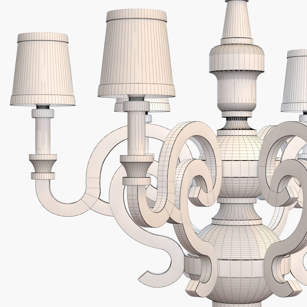 MOOOI - Paper Chandelier L Patchwork 3D model | CGTrader