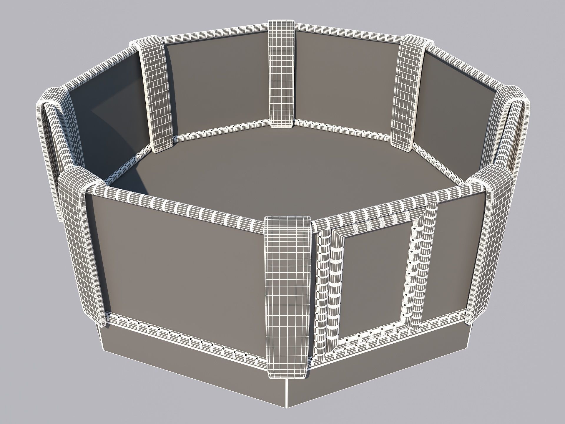 3D model octagon VR / AR / low-poly | CGTrader