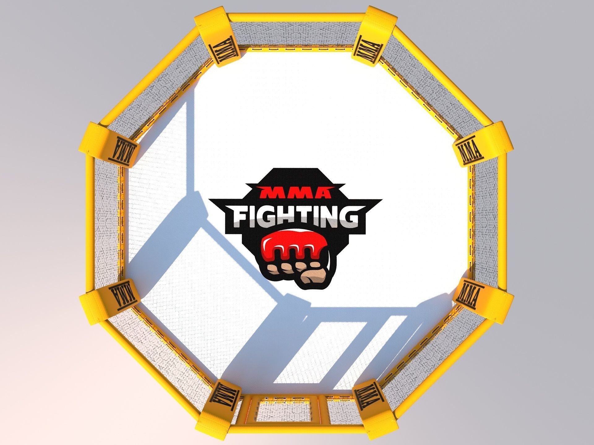 3D model octagon VR / AR / low-poly | CGTrader