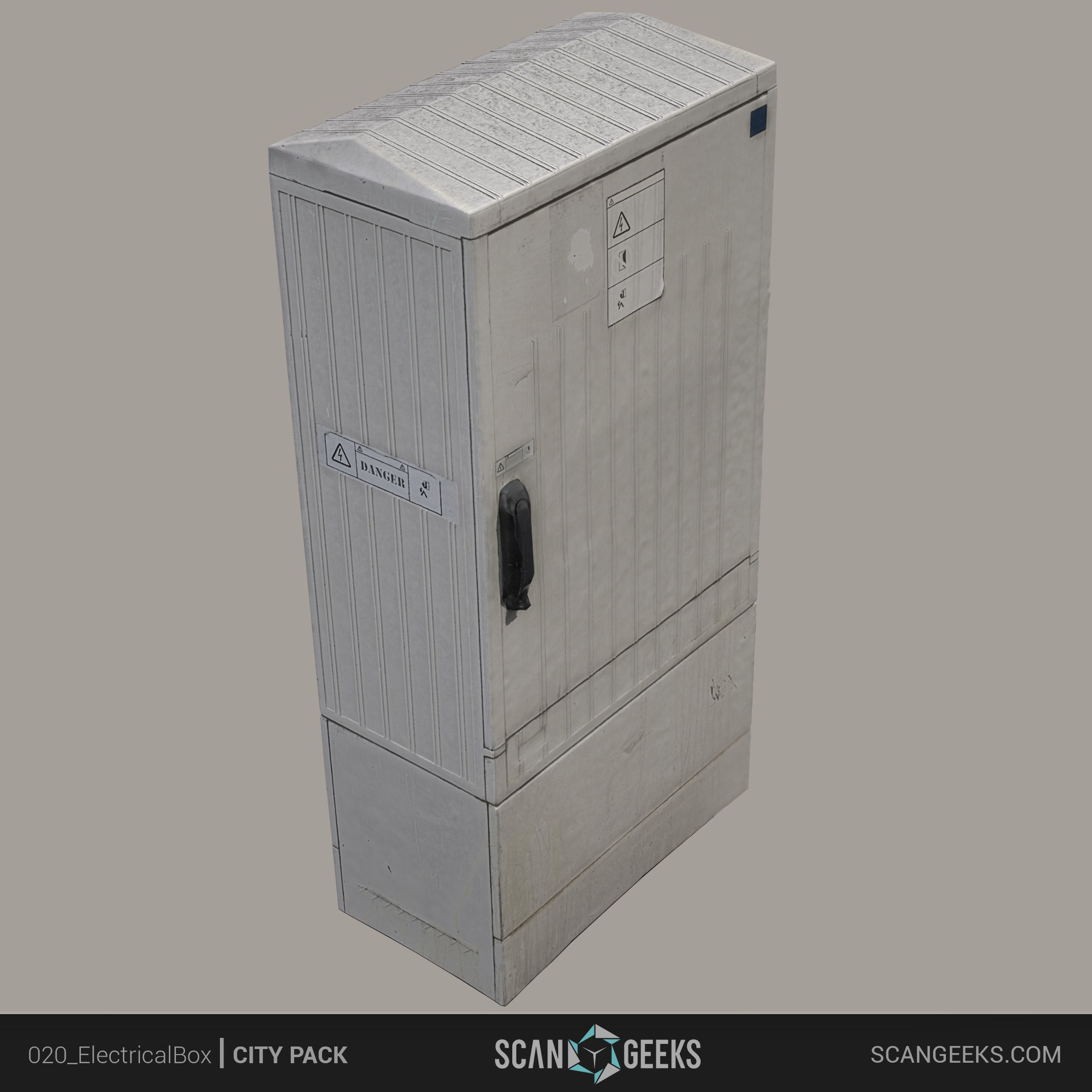 3D model ElectricalBox Photogrammetry Asset PhotoScan VR / AR / low ...