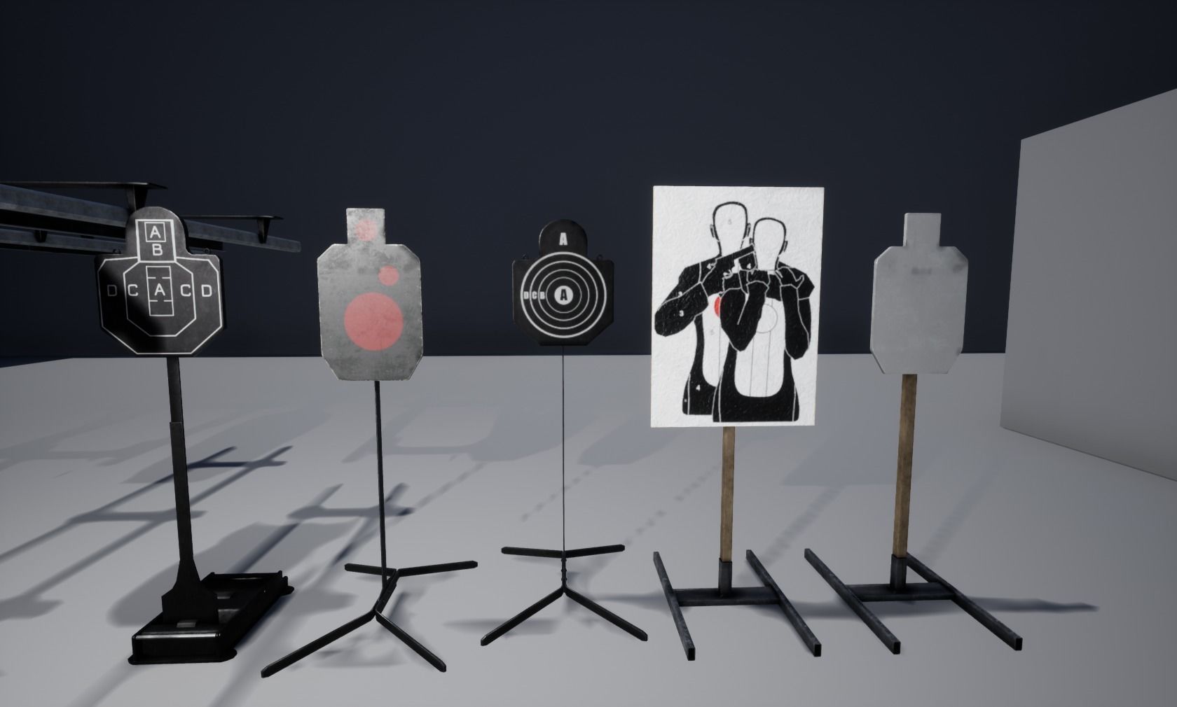 3D model Shooting targets pack VR / AR / low-poly | CGTrader