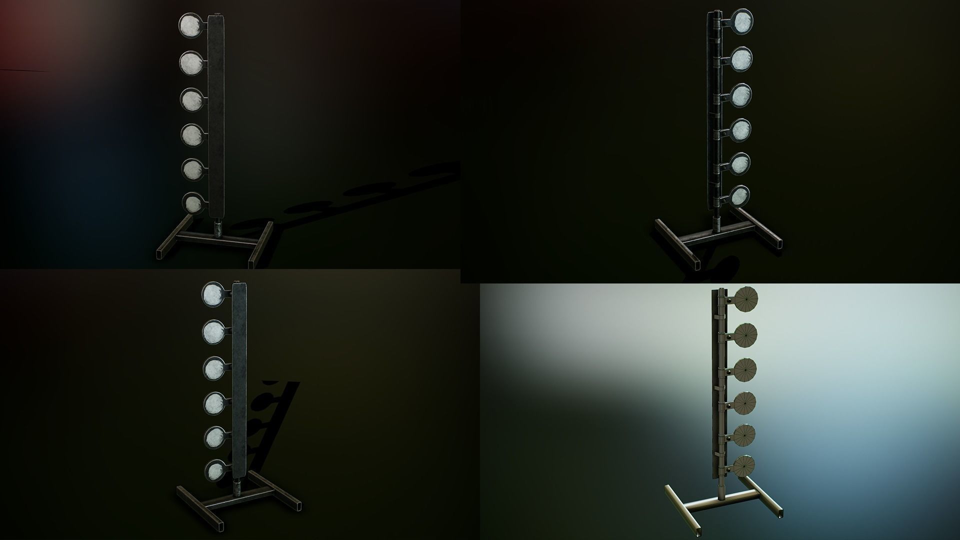 3D model Shooting targets pack VR / AR / low-poly | CGTrader