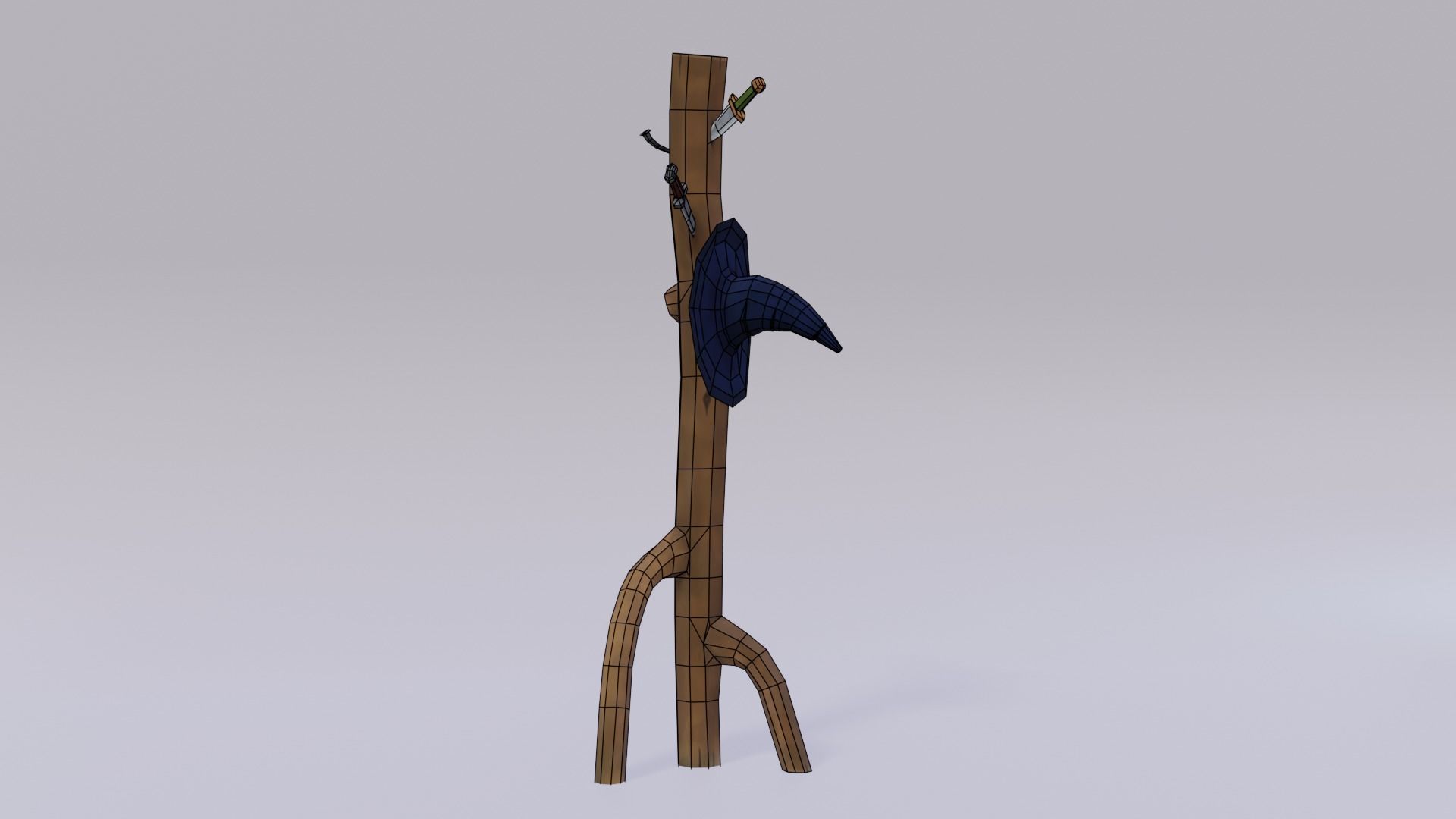 3D model Low poly hanger VR / AR / low-poly | CGTrader