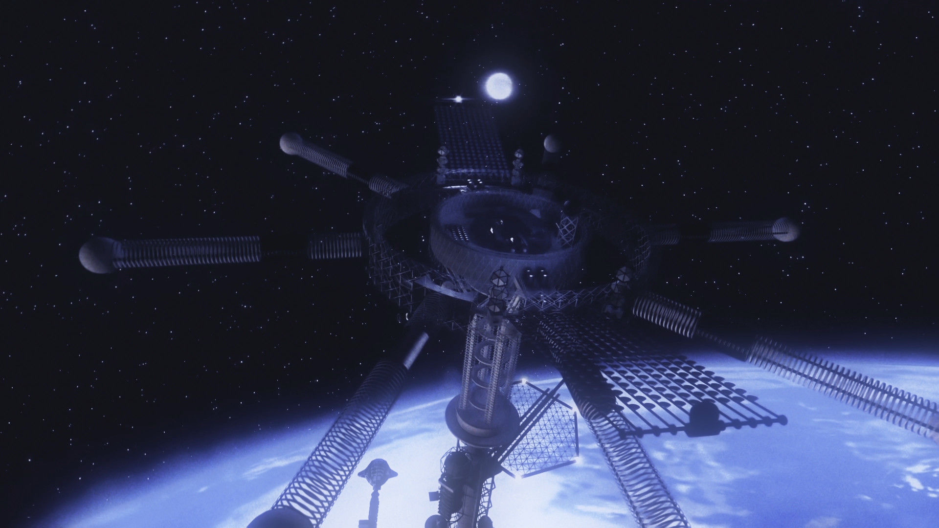 Space elevator Sci-FI 3D model 3D model | CGTrader