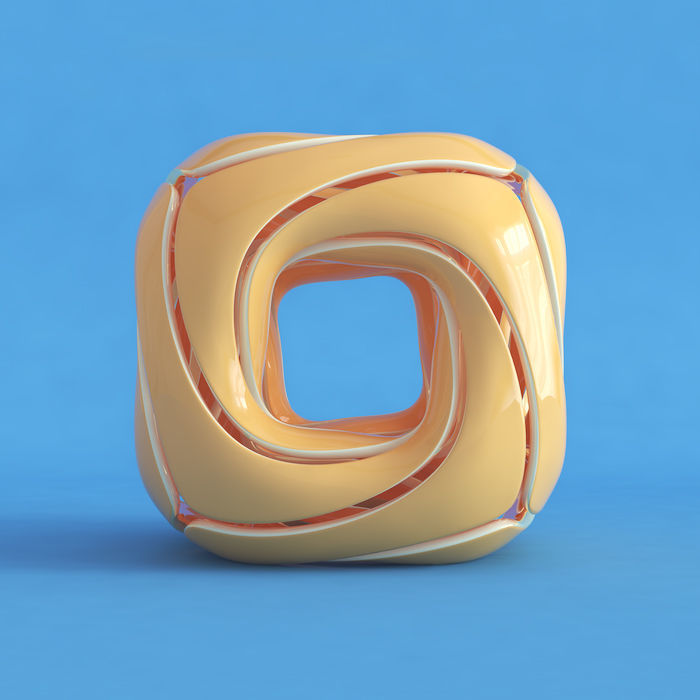 rounded cube 3D model | CGTrader