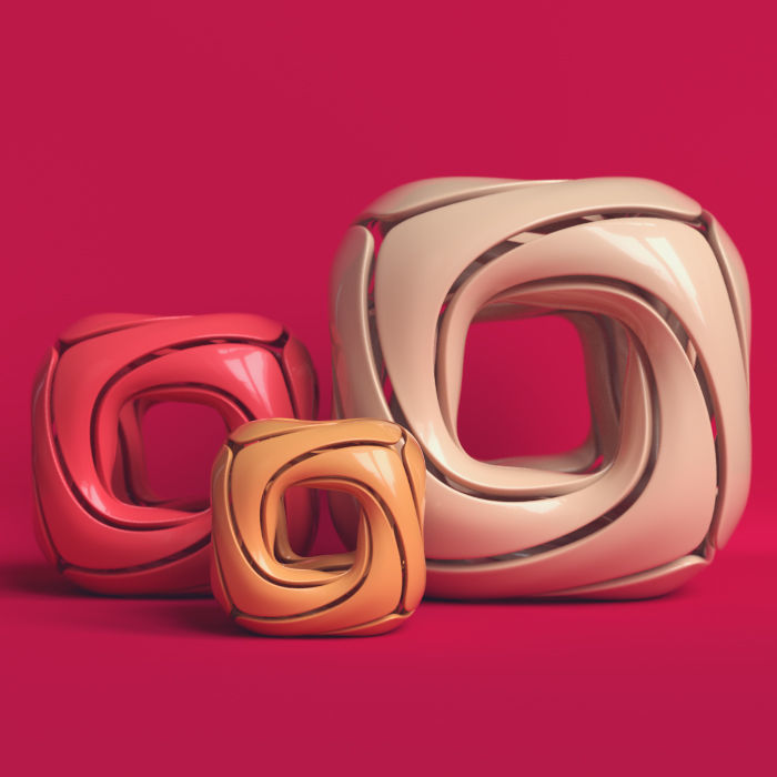 rounded cube 3D model | CGTrader