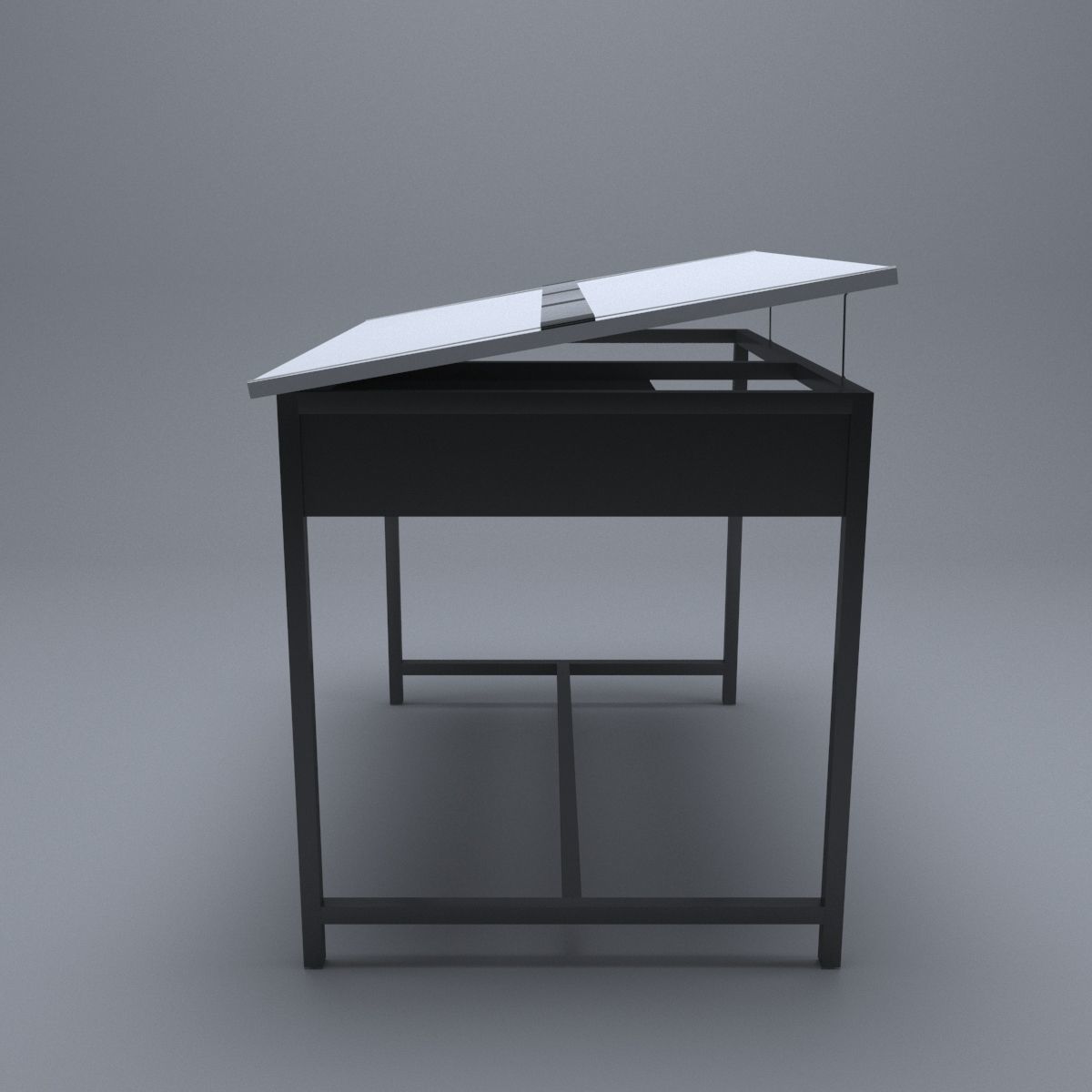 drafting table 3D model animated | CGTrader