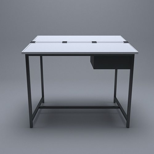 drafting table 3D model animated | CGTrader