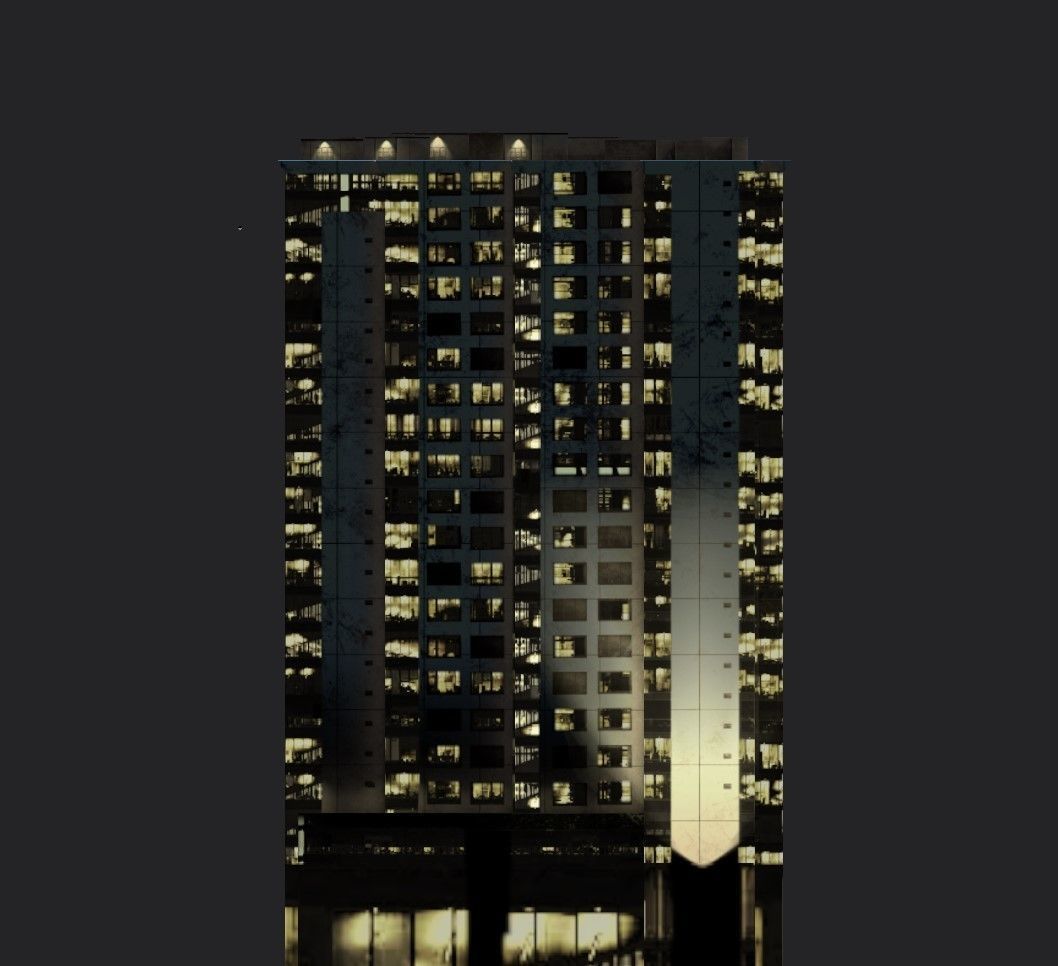 3D model BLU building VR / AR / low-poly | CGTrader