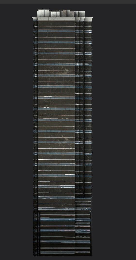 3D model BLU building VR / AR / low-poly | CGTrader