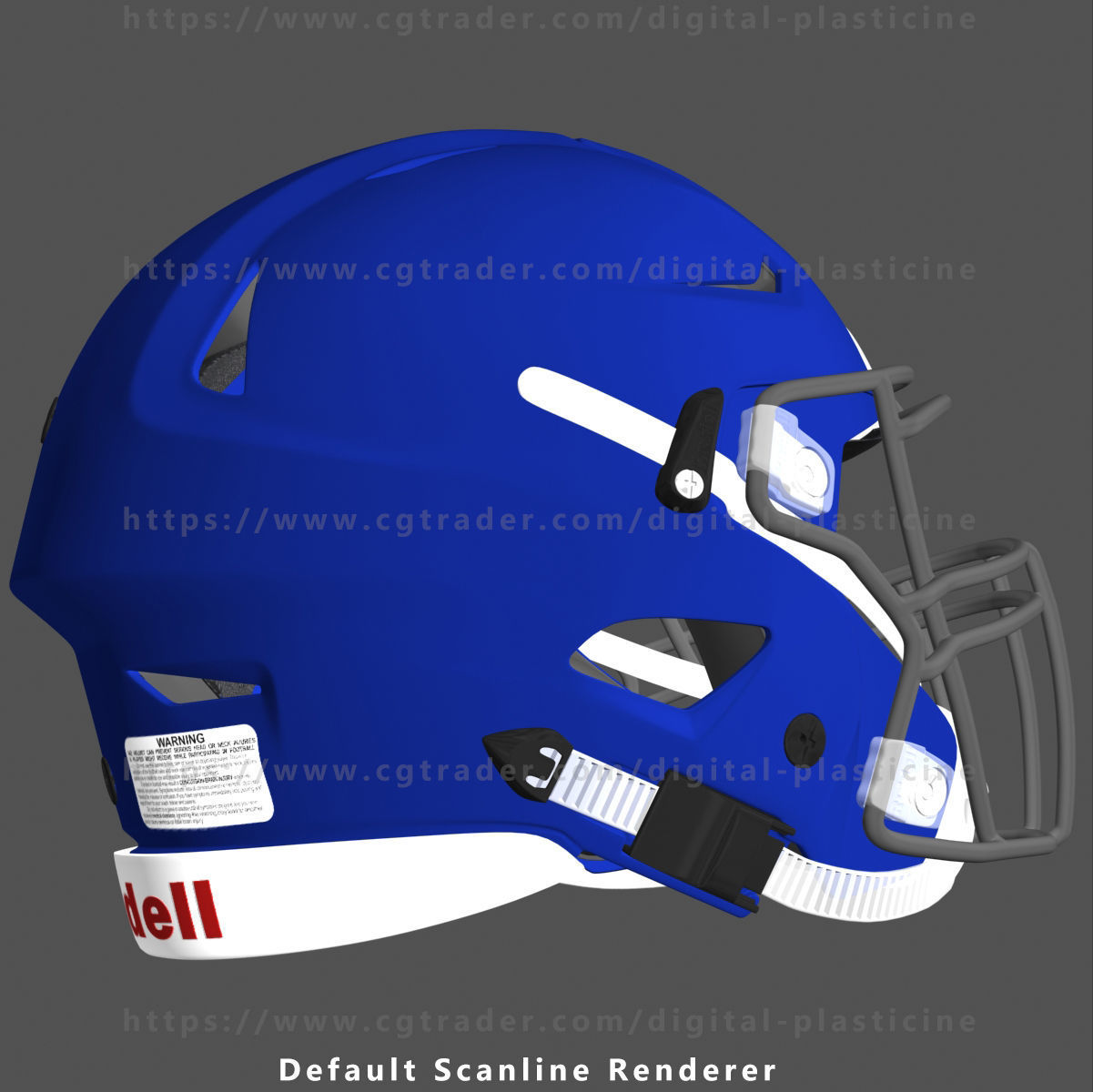 Riddell SpeedFlex Football helmet 3D model | CGTrader