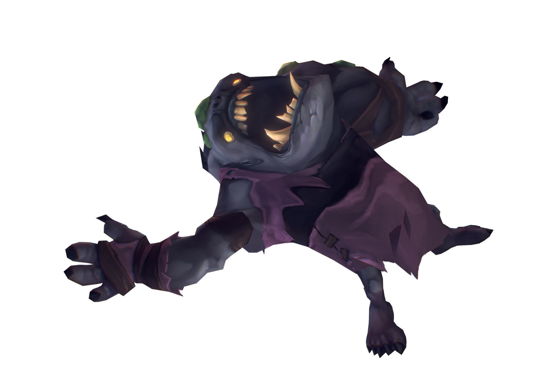 3D model Ghoul Monsters Crew - Low Poly Hand Painted VR / AR / low-poly ...