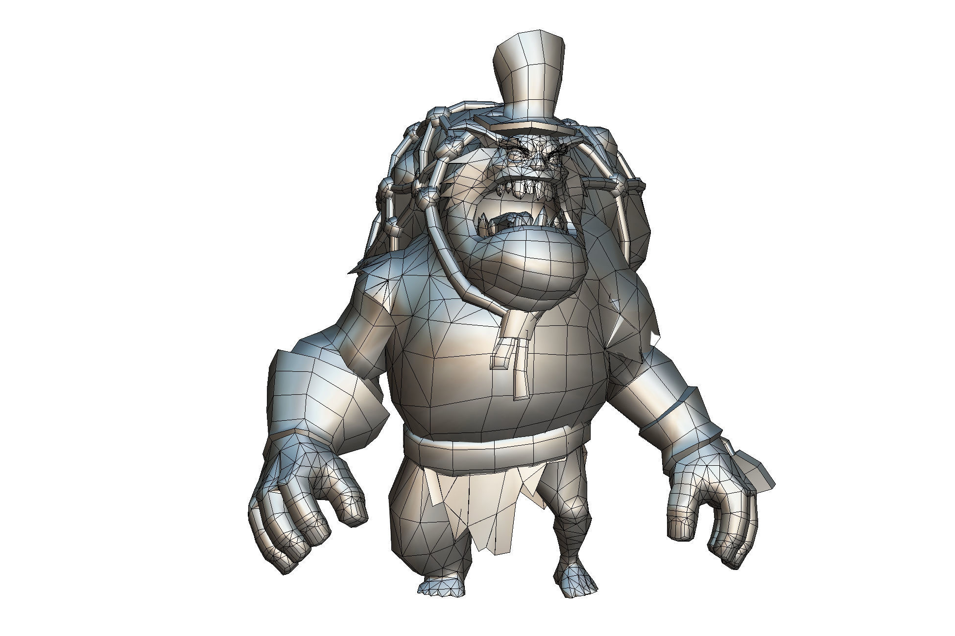 3D model Ghoul Monsters Crew - Low Poly Hand Painted VR / AR / low-poly ...