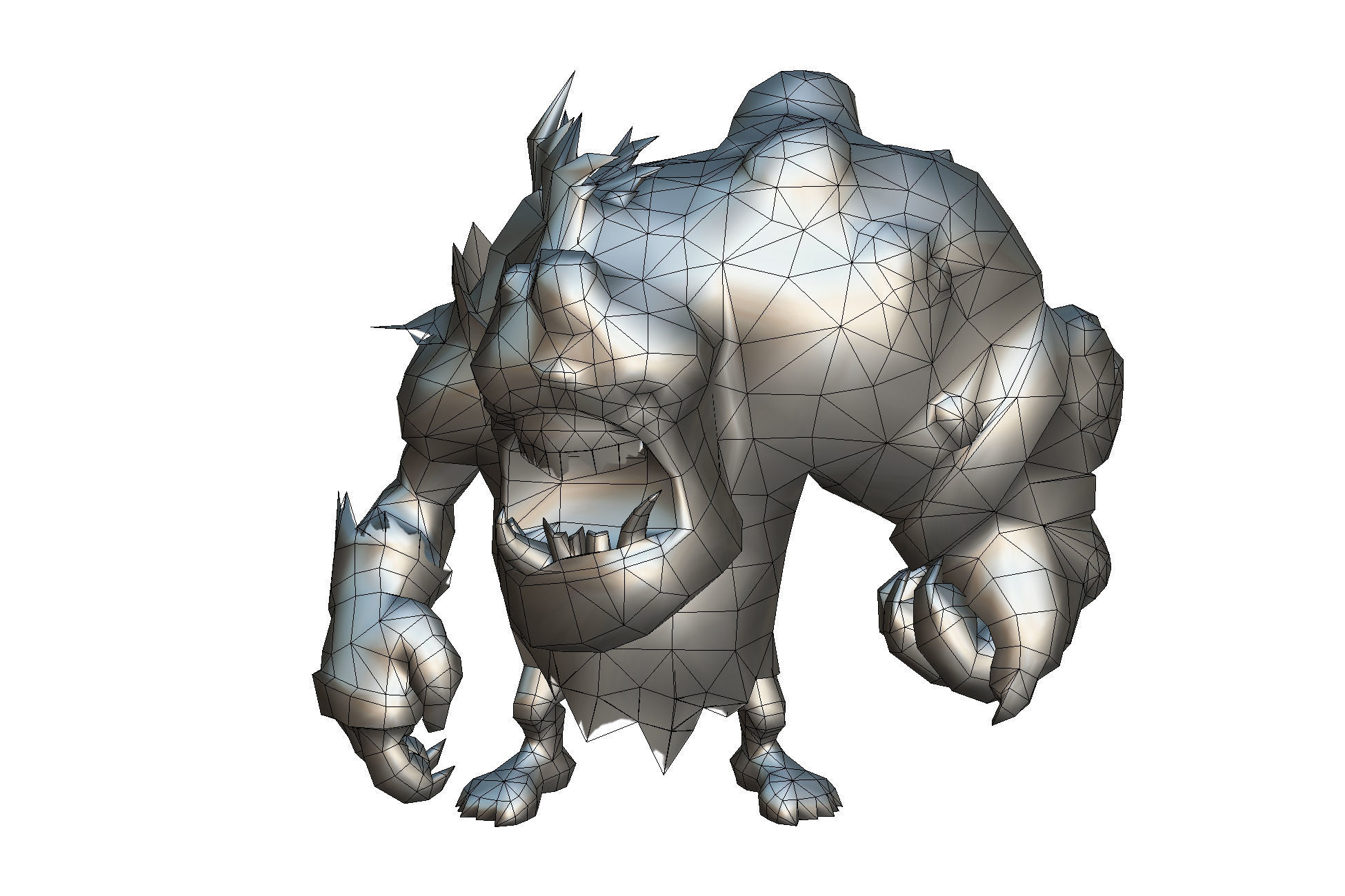 3D model Ghoul Monsters Crew - Low Poly Hand Painted VR / AR / low-poly ...